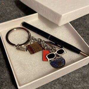 Coach | Accessories | Coach Keychain And Pen Set | Poshmark